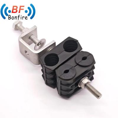 China Customized 3* 4.5-5.5mm 3* 10-20mm Fiber Optical and Power Cable Clamp Easy Install Gross Weight 0.410kg for sale