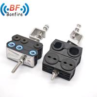 China 10.5-13mm 2* 4-8mm Three Way Fiber and Power Feeder Cable Clamps for Cable Management for sale