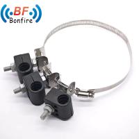 China KXK-XXXXX Customized Fiber Power Feeder Cable Clamps 30.5-34.5mm 4-8mm Three Ways for sale