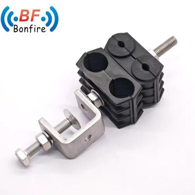 China Customized Click Radiating Cable Feeder Clamp 15.00cm * 6.00cm * 1.50cm Package Size for sale