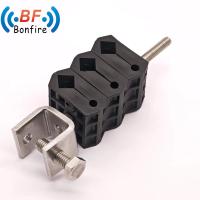 China Single Hole 3 Way Self-Locking Tower Cable Clamp Performance for 7/8