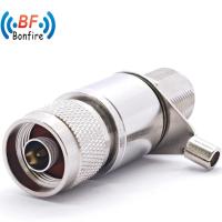 China BLQ-060-41101 DC-6000MHz RF Arrester Coaxial Lightning Surge Arrester Nm to NF Black for sale