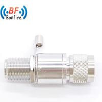 China Indoor/Outdoor 3GHz Male Jack N Plug Female Bulkhead to RP-SMA Male Surge Protector for sale