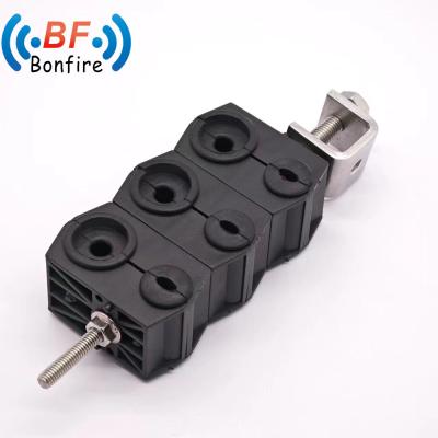 China Stainless Steel Fireproof Radiating Leaky Feeder Cable Clamp with Customized Options for sale