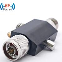 China Grey RF Coaxial 3G N Male to RP-SMA Plug Connector N to RP-SMA Cable Lightning Arrester Surge Protector Arrestor for sale