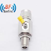 China RF 698-3800MHz Coax Surge Protector N Female Bulkhead to N-F Lightning Arrester Arrestor for sale