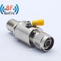 China DC-6000MHz RF Surge Protector N Female Bulkhead to RP SMA Jack Female Cable Connector for sale