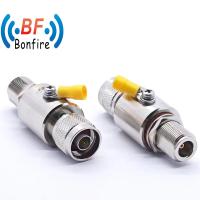 China DC-6000MHz RF Surge Protector N Female Bulkhead to RP SMA Jack Female Cable Connector for sale