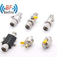 China DC-6000MHz RF Surge Protector N Female Bulkhead to RP SMA Jack Female Cable Connector for sale