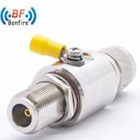 China N Female DC-6000MHz Coax Cable Connector Surge Arrester for Lightning Protection for sale