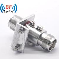 China Secure N Male to RP-SMA Male RF Lightning Surge Protector for Dual Plug Cable Connector for sale