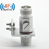 China Secure N Male to RP-SMA Male RF Lightning Surge Protector for Dual Plug Cable Connector for sale