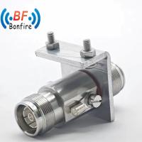 China Secure N Male to RP-SMA Male RF Lightning Surge Protector for Dual Plug Cable Connector for sale