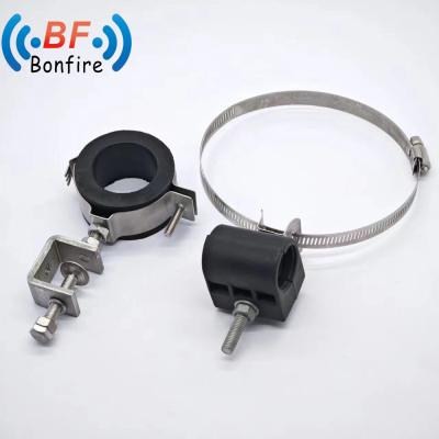 China Double Hole Clamp Feeder Cable Clip for 1-5/8