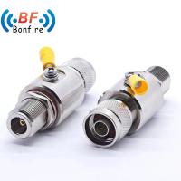 China Pl259 Coaxial RF Connector UHF Male Plug to So239 Female Jack Lightning Surge Protector DC-6000MHz for sale