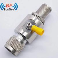 China RF Arrester Protector UHF Jack So239 Female Bulkhead to UHF Male Pl259 Plug Coaxial for sale