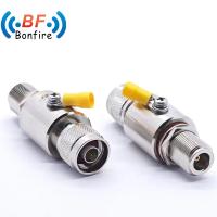China RF Arrester Protector UHF Jack So239 Female Bulkhead to UHF Male Pl259 Plug Coaxial for sale