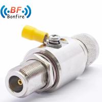 China UHF Female to UHF Female Bulkhead Coaxial Connector Surge Protector Arrester for Red Indoor/Outdoor IP65 for sale