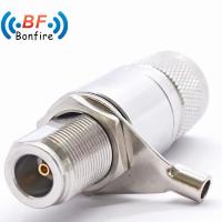 China N Surge Arrester N-F to N-M Bulkhead SMA to SMA Cable Plug Socket Female Surge Arrestor for sale