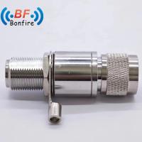 China N Surge Arrester N-F to N-M Bulkhead SMA to SMA Cable Plug Socket Female Surge Arrestor for sale