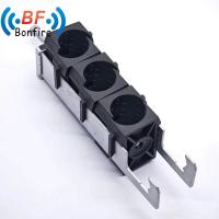 China Package Gross Weight 0.410kg Combined Coax Cable 3 Ways Clamp for 1-1/4 Cable KXK-XXXXX for sale