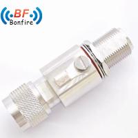 China Durable Dual Female Coaxial Cable RF Connector for Indoor/Outdoor Lightning Protection for sale