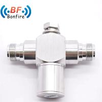 China N-F Lightning Surge Protector N Female to Female Coaxial Surge Arrester DC-6000MHz Red for sale