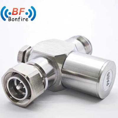 China 4.3-10 Female to Male RF Surge Protector 698-3800MHz Square Jack Plug Gas Tube Discharge for sale
