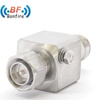 China N Female Bulkhead Surge Arrester Lightning Protection with Gdt 6g RF Arrester in Grey for sale