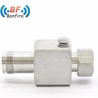 China N Female Bulkhead Surge Arrester Lightning Protection with Gdt 6g RF Arrester in Grey for sale