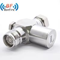 China 698-3800mhn Male Female Lightning Arrester N Plug to N Female Bulkhead Coaxial Lightning Surge Protector 6g Gas Tube Discharge Arrestor for sale