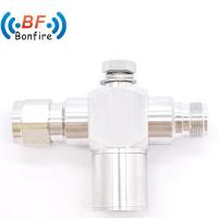 China 698-3800mhn Male Female Lightning Arrester N Plug to N Female Bulkhead Coaxial Lightning Surge Protector 6g Gas Tube Discharge Arrestor for sale