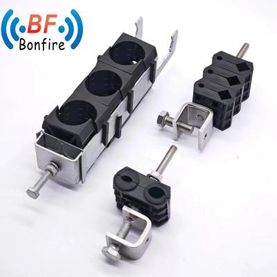 China 1-1/4 Fiber Feeder Clamp for Telecommunication KXK-XXXXX Package Gross Weight 0.410kg for sale