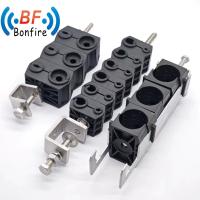 China KXK-XXXXX Feeder Cable Clamp for RF Double Cable Clamp to Suit 1/2
