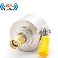 China Grey 50ohm F Type Male Plug to F Female Jack Coaxial Surge Protector Arrestor 0-3GHz for sale