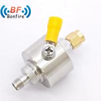 China Grey 50ohm F Type Male Plug to F Female Jack Coaxial Surge Protector Arrestor 0-3GHz for sale