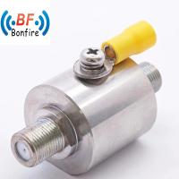 China BLQ-XXXXX 50ohm RF F Type TV Coaxial Lightning Arrester for Indoor/Outdoor IP65 for sale