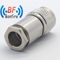 China DC-11GHz N Male Straight Clamp LMR 400 Captive Type RF Connector Waterproof Rate IP 67 for sale