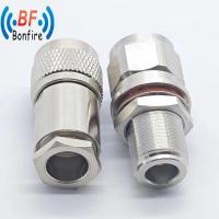 China DC-11GHz N Male Straight Clamp LMR 400 Captive Type RF Connector Waterproof Rate IP 67 for sale