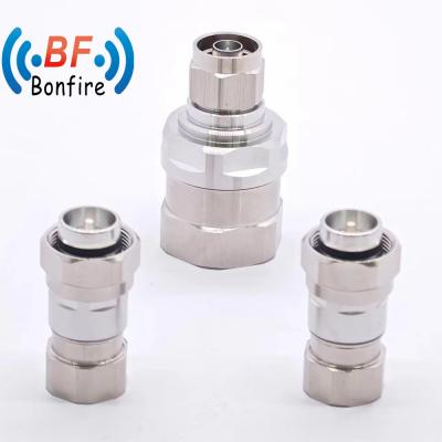 China Package Gross Weight 0.210kg DIN-Male Connector for 1/2 Inch Flexible Feeder Cable for sale