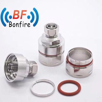 China 155dbc BNC Plug Bulkhead Nut Solder Pancel Mount Wire Terminals RF Coaxial Adapter for sale
