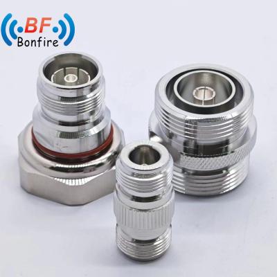 China Low Loss RF Connector Adapter 4.3-10 Male to N Type Female for Waterproof Applications for sale