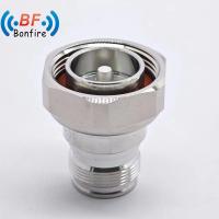 China Waterproof RF 4.3-10 Mini DIN Female Connector for 1/2 prime prime Flexible Coaxial Cable for sale