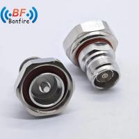China Waterproof RF 4.3-10 Mini DIN Female Connector for 1/2 prime prime Flexible Coaxial Cable for sale