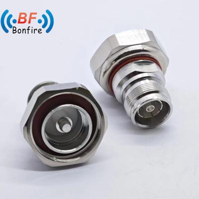 China RF Connector 4.3-10 Male to 7/16 DIN Female Straight Type LJQ-XXXXX for sale