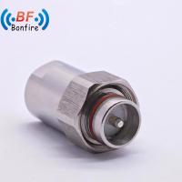 China Insertion Loss 0.25dB DC-4GHz N Straight Male Connector for 7/8 prime Flexible Cable for sale