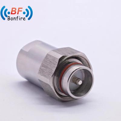 China Insertion Loss 0.25dB DC-4GHz N Straight Male Connector for 7/8 prime Flexible Cable for sale