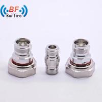China Insertion Loss 0.25dB DC-4GHz N Straight Male Connector for 7/8 prime Flexible Cable for sale
