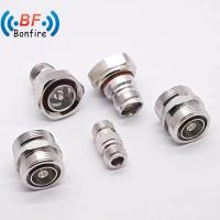 China Insertion Loss 0.25dB DC-4GHz N Straight Male Connector for 7/8 prime Flexible Cable for sale