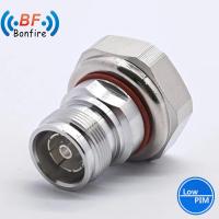 China Waterproof RF Connector DC-4GHz -155dbc N Female to 4.3-10 Male RF Adaptor IP 67 for sale